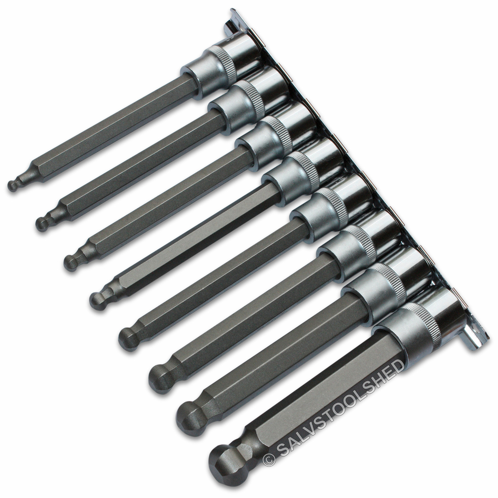 Ball Point Hex Bit Socket Set Allen Key Allan Head Keys Metric Sockets ...