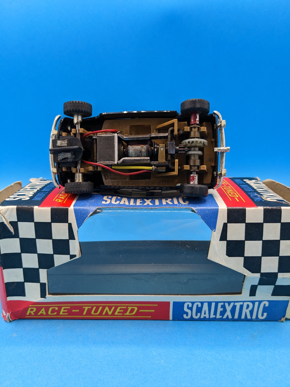 Scalextric C7 Rally Mini Cooper Black | eBay UK