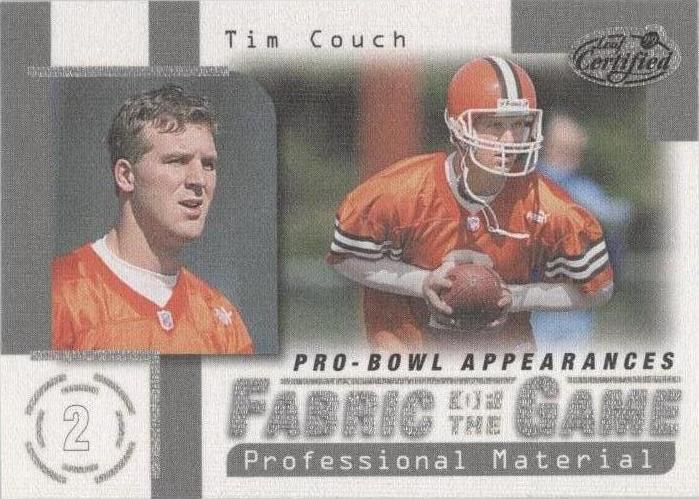 1999 Leaf Certified - Fabric of the Game Tim Couch #FG23 /1000 (RC) for ...