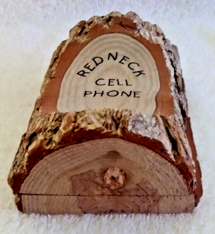 Redneck Cell Phone Gag Gift Wooden | eBay