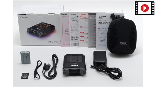 [TOP MINT in Box] Canon iVIS mini X Digital Video Camera 12.8 MP CMOS ...