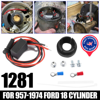 Fit 1957-1974 Ford 8 Cylinder V8 Electronic Ignition Conversion Kit ...