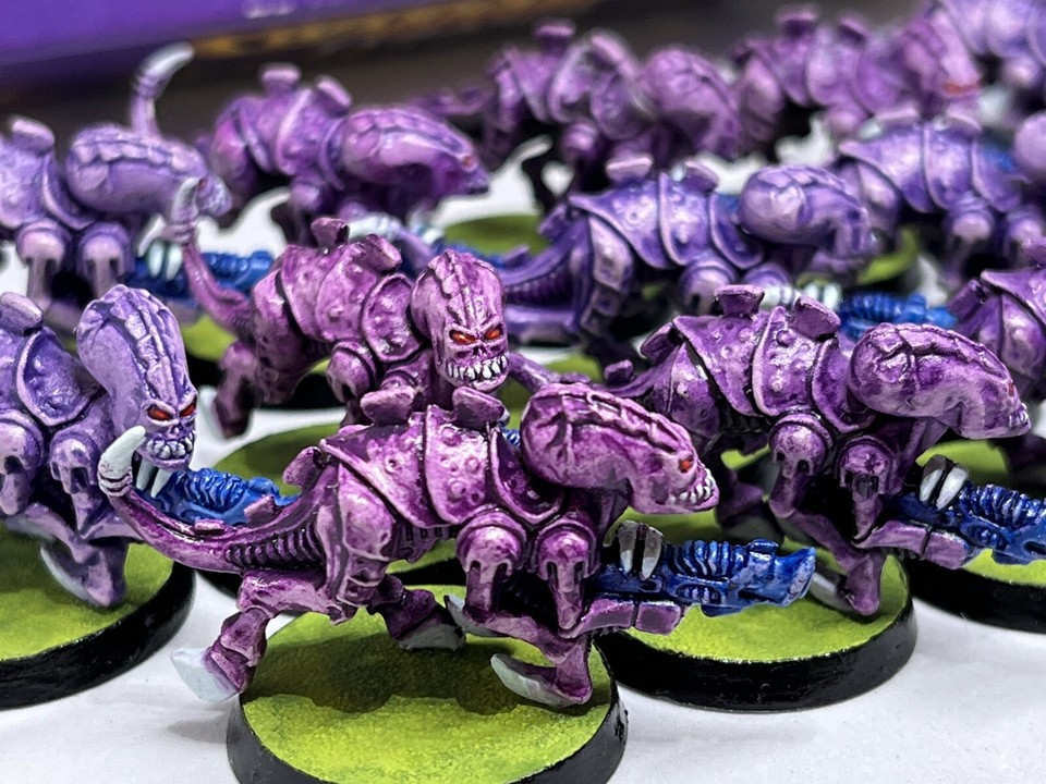 Retro Warhammer 40k Tyranids 20 Termagants Section With Box *painted ...