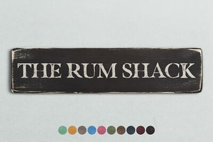 THE RUM SHACK Vintage Style Wooden Sign. Shabby Chic Retro Home Gift | eBay