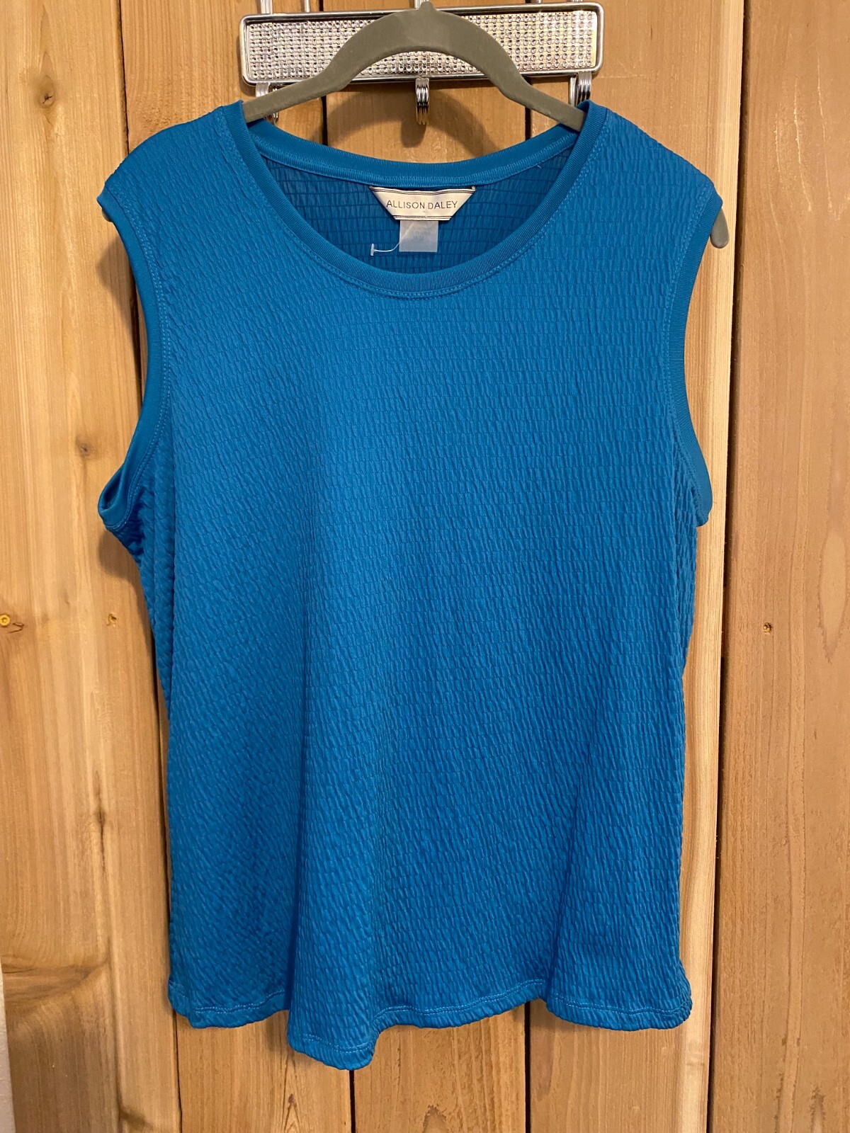 Allison Daley Blue Sleeveless Top Size M NWOT | eBay
