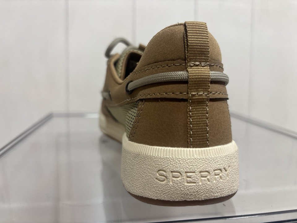Sperry Fairwater Plushwave Boys Sz 4M Fairwater Tan Boat Shoes ...