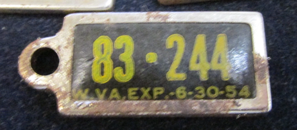 Mini DAV License Plate Key Tags 1950's and 1960's | eBay