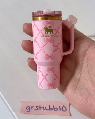 Stanley Love Shack Fancy Ornament Keychain - Baby Bow Pink Peppermint ...