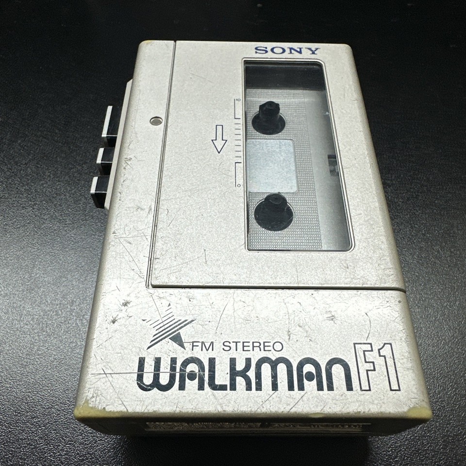 Vintage Sony Walkman WM-F1 FM Stereo Cassette Player Works w/ Original ...