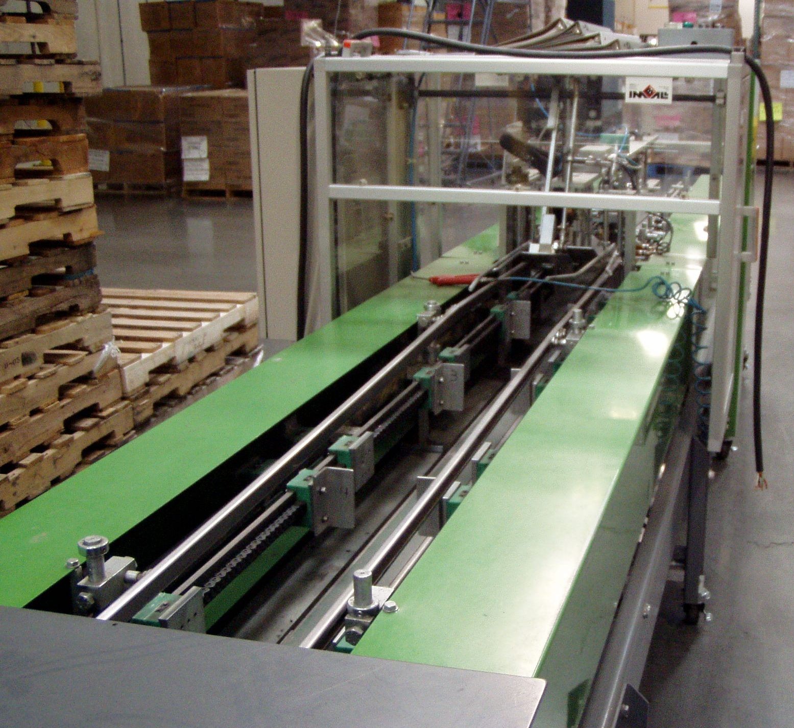 IMBALL CI-9 Top only Carton & Case Gluer WITHOUT Nordson 3400 hot melt ...