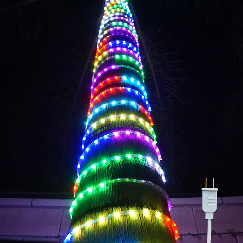 Rope Lights 50Ft RGB Color Changing Waterproof Flexible Party Wedding ...