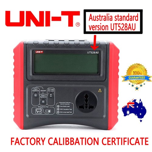 UNI-T EARTH INSULATION Resistance PAT TESTER METER UT528AU OZ SELER | eBay