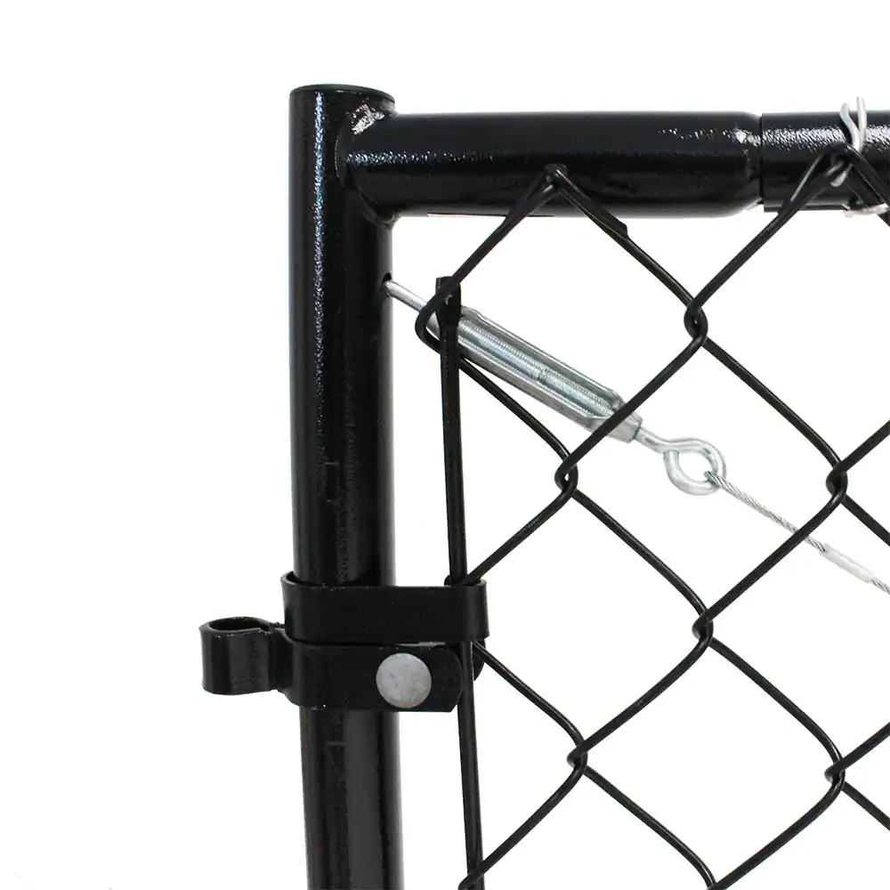 Chain Link Fence 4' H Adjustable Walk Gate Kit Square Corner Frame ...