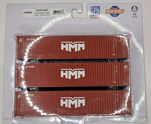 ATH28036 Athearn HMM-KOBC 45' Containers | eBay