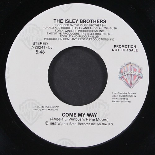 ISLEY BROTHERS: come my way / edit WB 7" Single 45 RPM | eBay