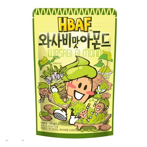 HBAF Wasabi Almond & Peanuts 190g Korean K-Food Snack | eBay