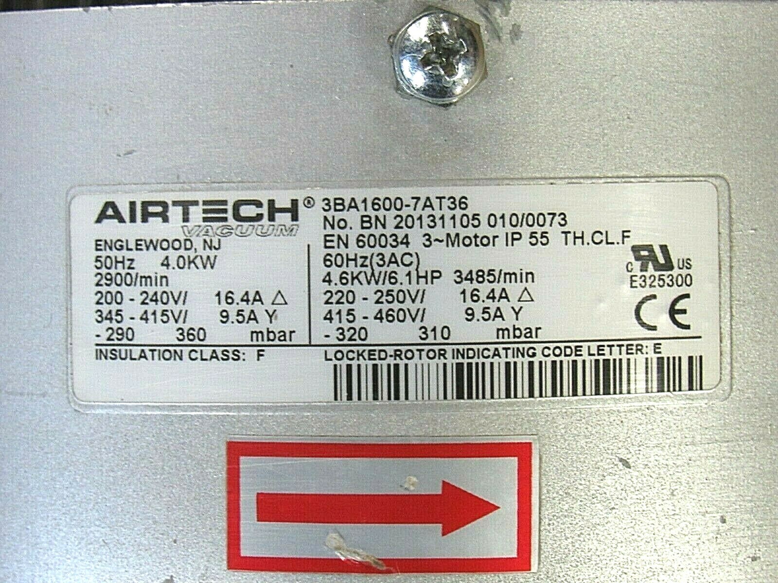 Airtech 3BA1600-7AT36 Pressure Regenerative Blower T198734 for sale ...