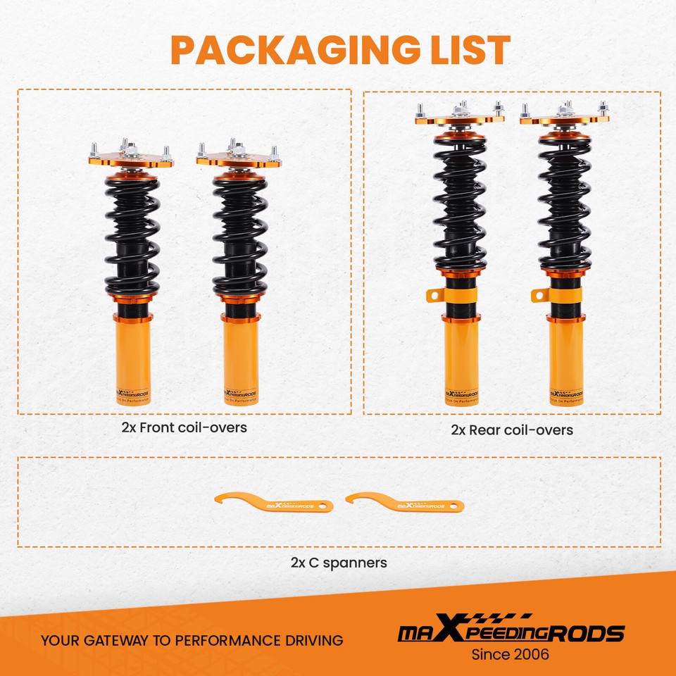 Coilover Shock Suspension Lowering Kit for Chevrolet Impala 2000 - 2011 | eBay