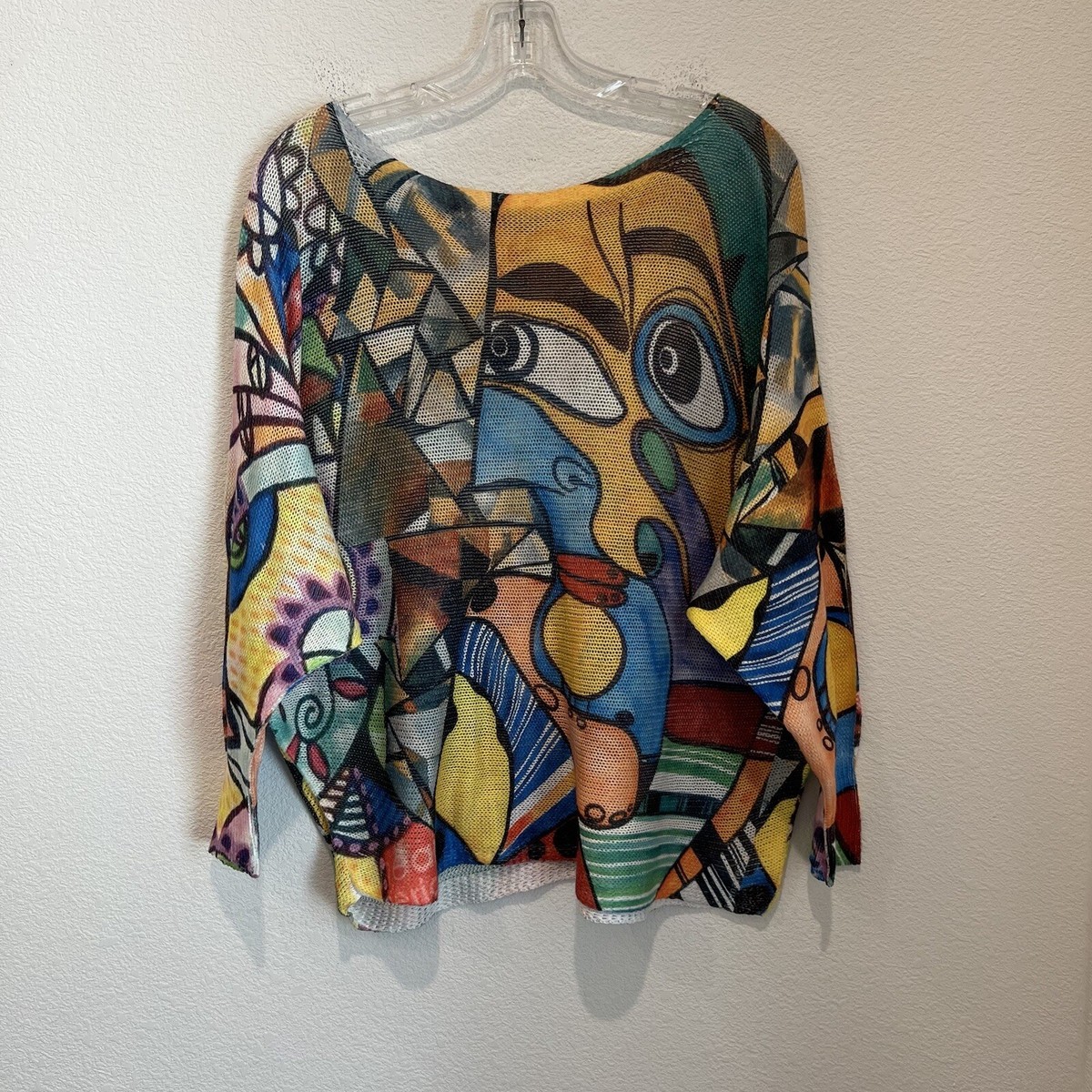 Vintage 00s Pablo Picasso Art Women's Knit Sweater Size M Vintage 00s Pablo Picasso Art Women's Knit Sweater Size M