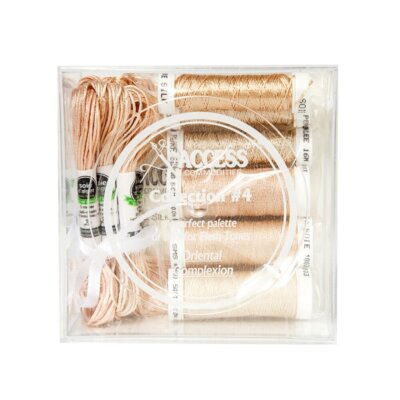 Silk Flesh Tone Thread Kit Collection No.4 Oriental complexion Au Ver a ...