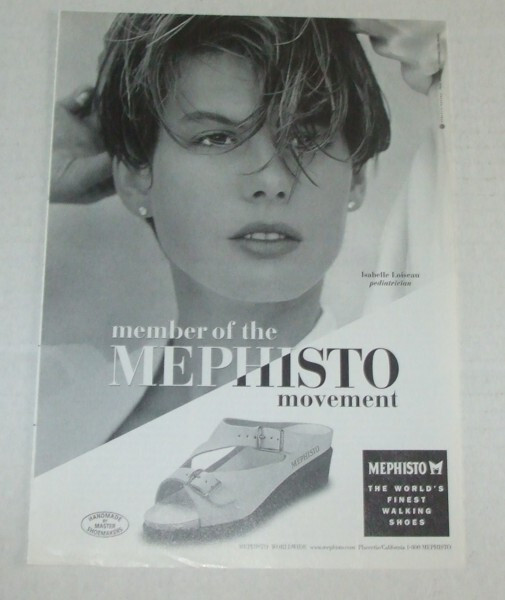 Isabelle Loiseau AD original ONE magazine clipping page PHOTO ...