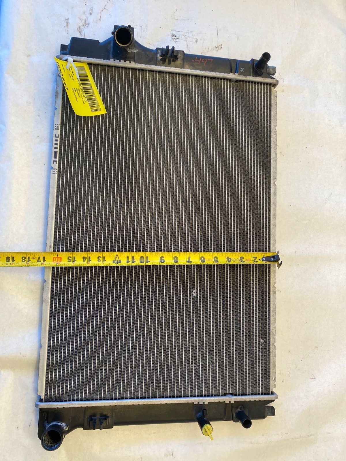 2012 - 2019 TOYOTA PRIUS 1.5L Engine Cooling Coolant Radiator Assembly ...