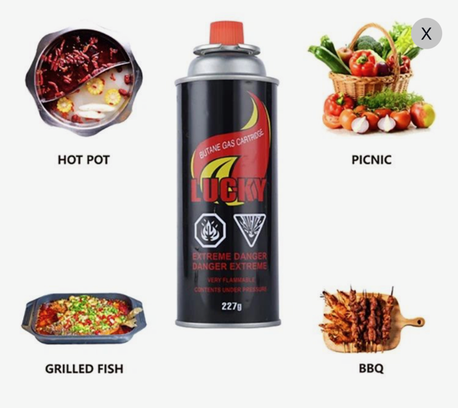 New Butane Fuel Gas Canisters Portable Camp Camping Stove Cartridge 1 ...