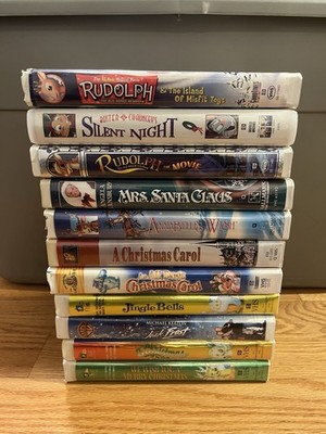 VHS Lot of 11 Christmas Classics Holiday Movies Disney WB… | eBay