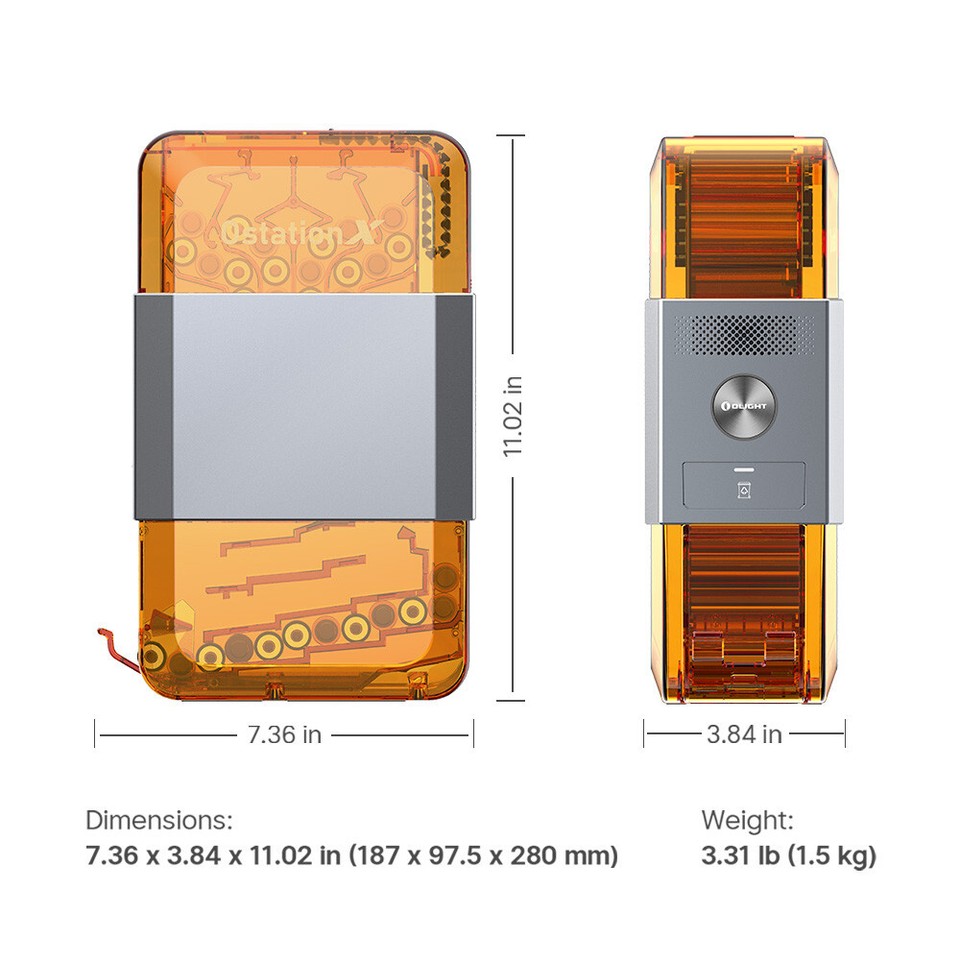 Olight Ostation X 3-in-1 Automatic AA Battery Charger, Adapter/Battery ...