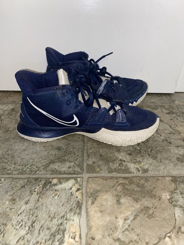 Nike Kyrie 7 Shoes Mens SZ 7.5 TB Midnight Navy Blue Basketball DA7767 ...