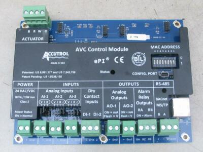 Accutrol AVC Control Module 22-0008 Rev Z Circuit Board KBC-4100 LF | eBay