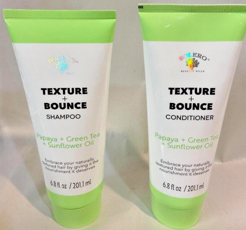 Bolero Texture + Bounce Shampoo & Conditioner ~Papaya + Green Tea+ ...