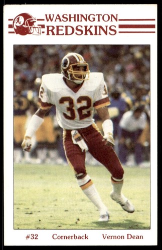 1985 Washington Redskins Police Vernon Dean G6 #6 | eBay