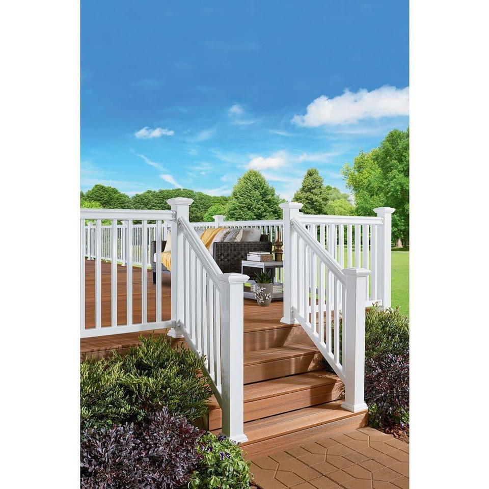 Fiberon Deck Railings 72" ArmorGuard Classic Composite Stair Rail Kit ...