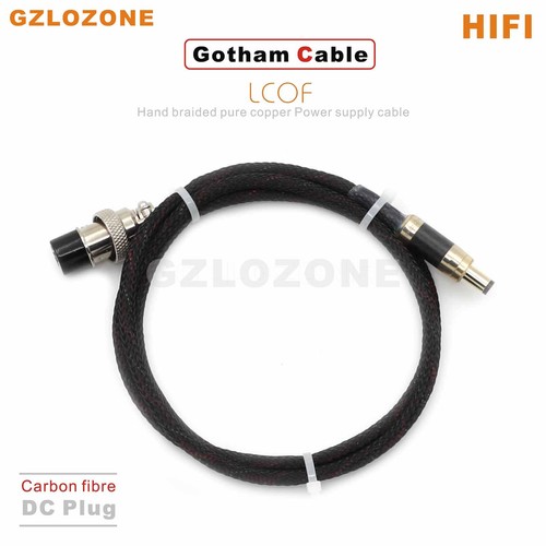 HIFI 1M LX04G Gotham LCOF Audiophile DC Cable Carbon Fibre Power Supply ...