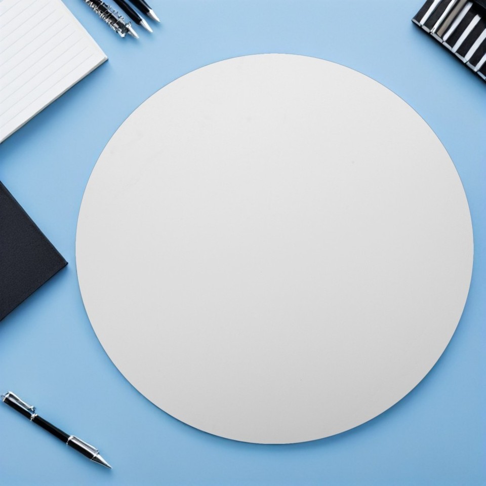 4 Pcs Oil Painting Practice Canvas Circular for Portable Drawing Board ...