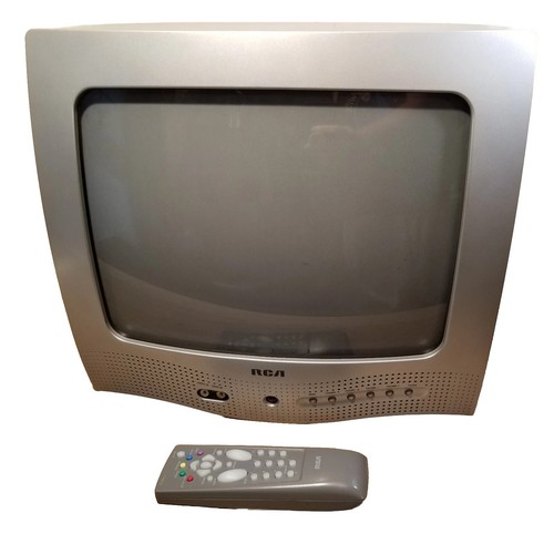 RCA 13" CRT TV E13320 Front RCA Inputs with Remote Retro Gaming Tested ...