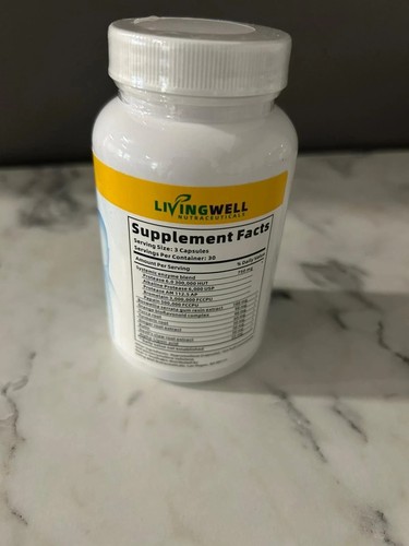LivingWell Nutraceuticals Heal-n-Soothe Systemic Enzyme Formula 90 ...