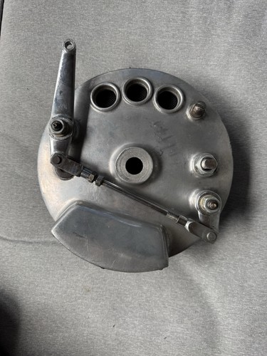 Norton Commando Front Brake Plate Assembly With Brake Shoes - 06.3280 ...