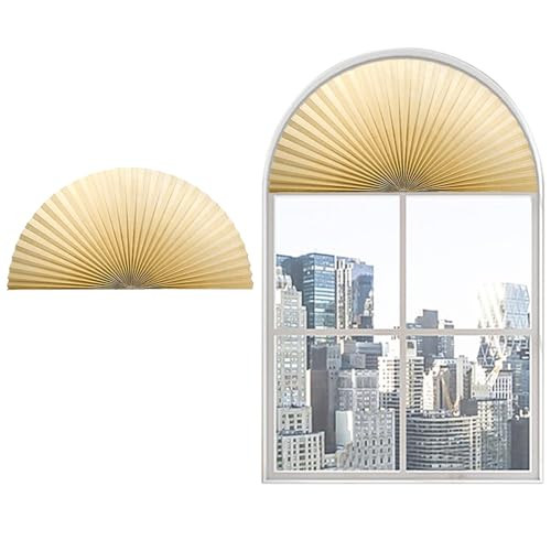 Arch Window Shade Half Circle Window Shade Paper Blinds for Windows ...