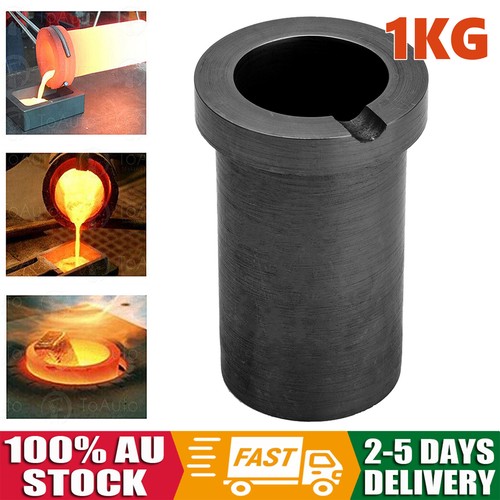 1KG Graphite Crucible Furnace Casting Copper Gold Silver Melting ...