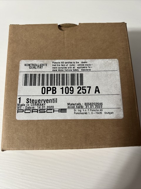 0PB-109-257-A Porsche Cam Oil Control Valve for sale online | eBay