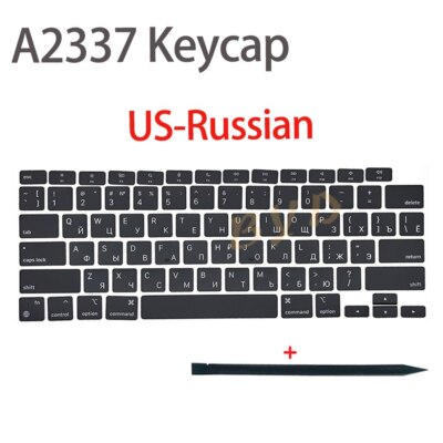 New Russian Keyboard Keys Keycaps For Macbook Air 13" M1 A2337 Key Cap ...