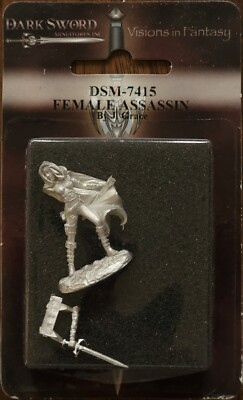 Dark Sword Female Assassin DSM-7415 Fighter Rogue D&D figure | eBay