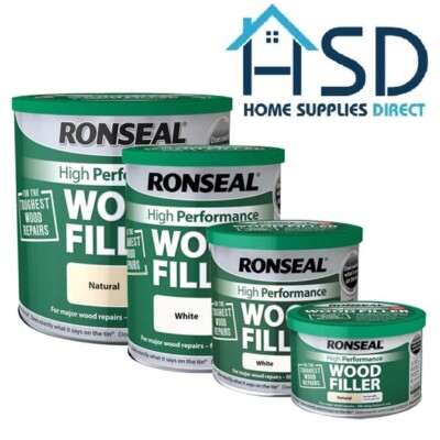 Ronseal Wood Filler High Performance Two Part Filler Putty Catalyst All ...