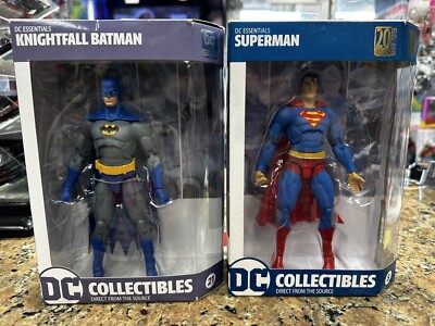 DC Essentials Superman & Knightfall Batman New In box Lot | eBay