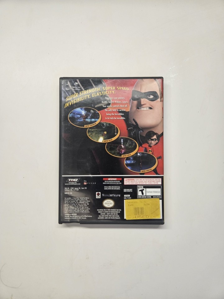 Incredibles (Nintendo GameCube, 2004) Players Choice 785138380339 | eBay