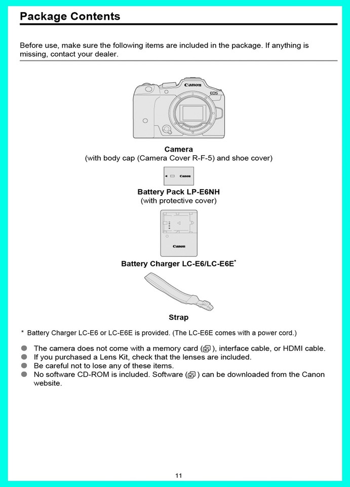 Canon EOS R7 Instruction Owners Manual | For Canon EOSR7 | Instruction ...