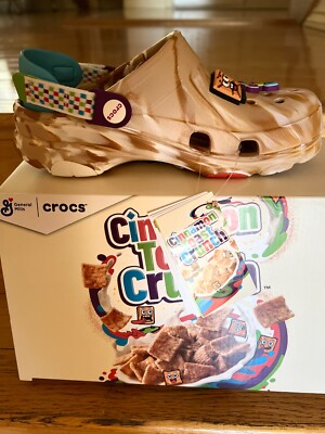 Crocs x Cinnamon Toast Crunch Shoes Size J4 Youth/Womens 6/EU 36 ...