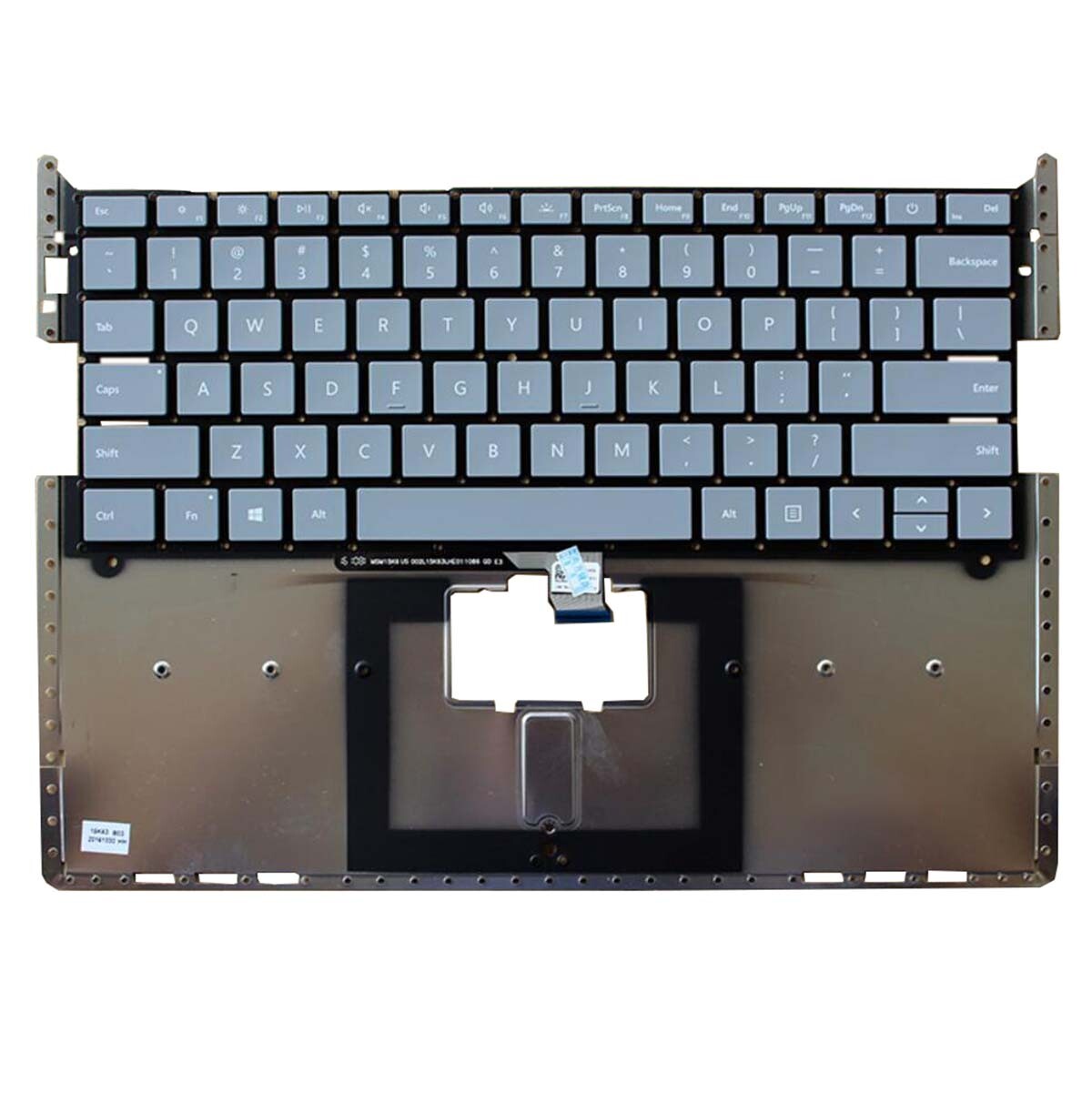 US Keyboard for Microsoft Surface 1769 1782 US Gray Laptop | eBay